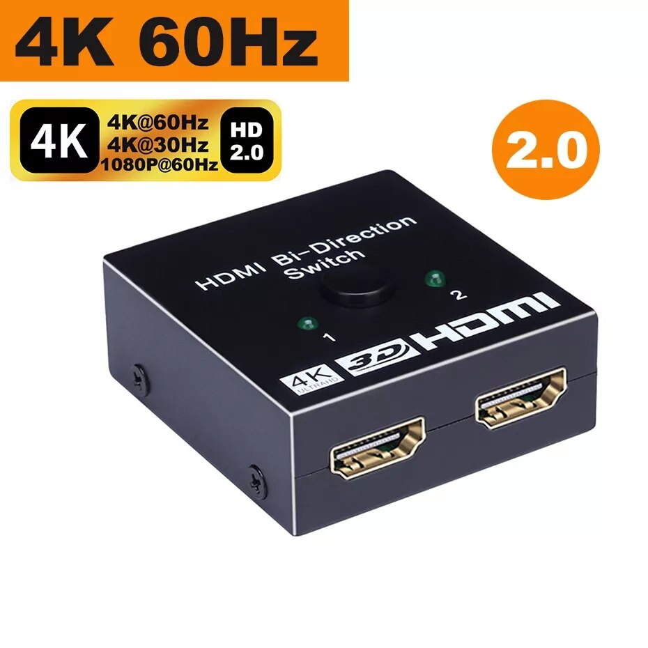 8K HDMI 2.1-compatible Bi-direction Switch Splitte... – Grandado