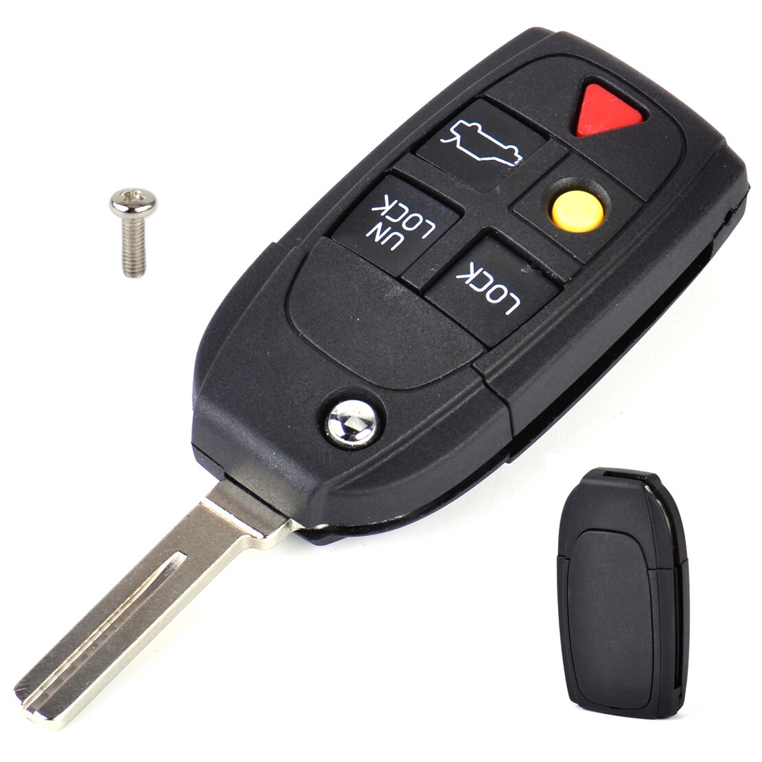 Citall 1pc 5 knap flip key shell folding remote ca... – Grandado