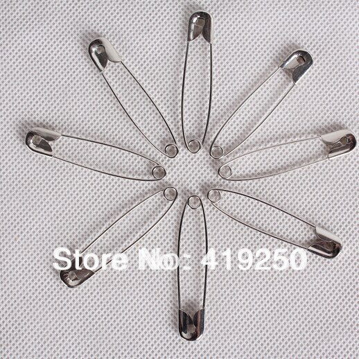1000 pcs Nickel Plated Steel SAFETY PINS length (2... – Grandado
