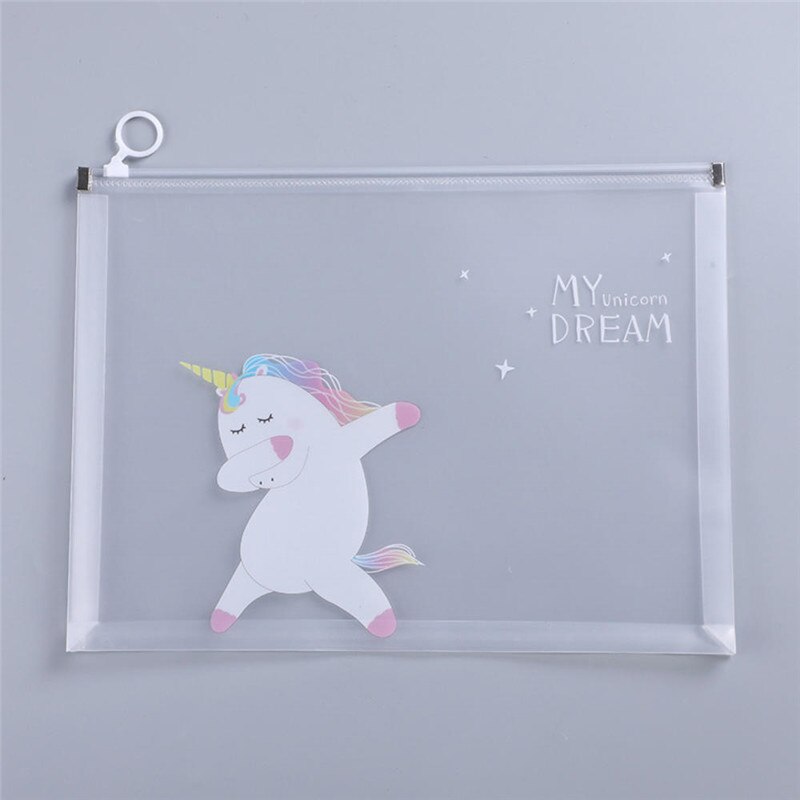 Transparent A4 File Folder Cute Animal Pattern Thi... – Grandado
