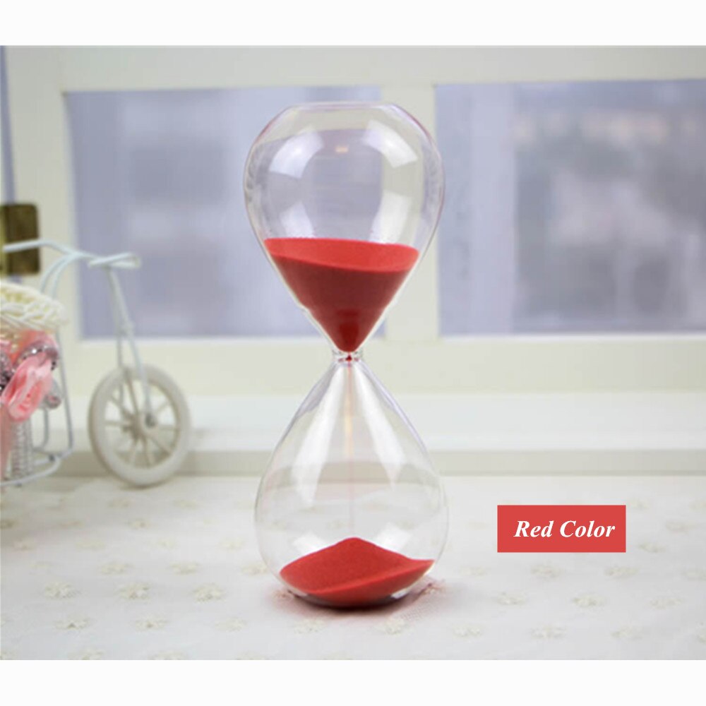 Home decoration Glass sand timer plastic hourglass... – Vicedeal