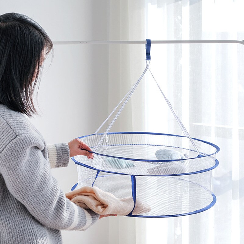 Detachable Double Layer Drying Nets Folding Hangin... – Vicedeal