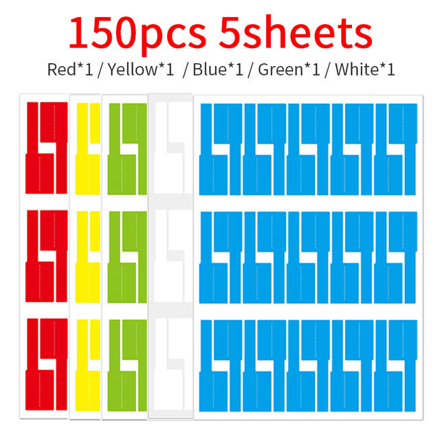 Waterproof Self-Adhesive Colorful Cable Label Stic... – Vicedeal