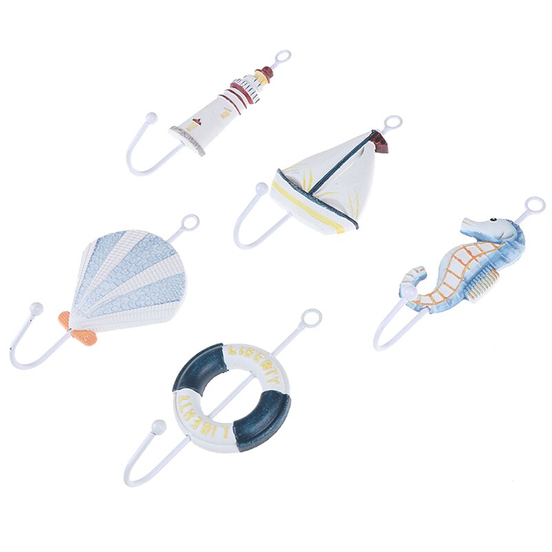 1pc Nautical Style Wood Pothook Fish Slipper Boat ... – Grandado