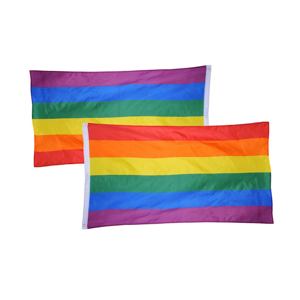 90x150cm LGBT Flag Lesbian Gay Pride Friendly Colo... – Grandado