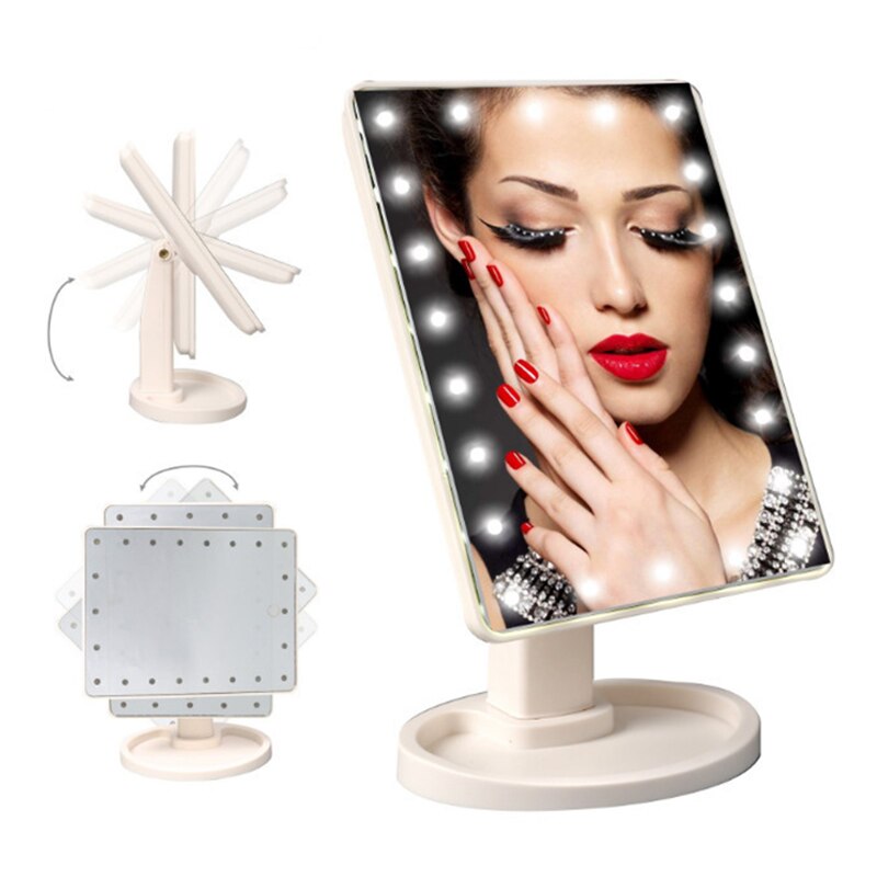 Led sminkspegel m153 sminkspegel med led-ljus 16/... – Grandado