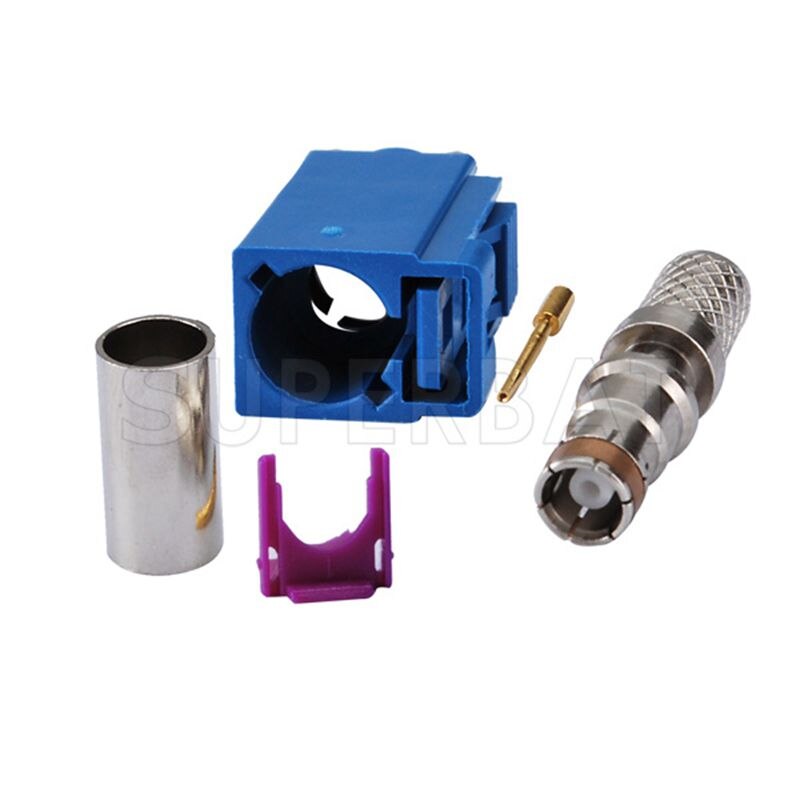 Superbat 10pcs Fakra Crimp Female RF Connector for... – Grandado