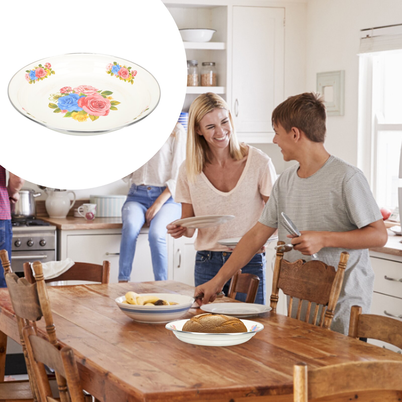 Food Serving Plate Snack Tray Vintage Style Fruit ... – Vicedeal
