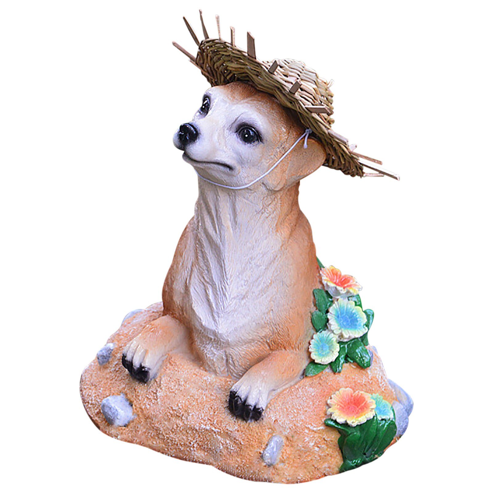 Simulation cute mongoose animal round forest statu... – Grandado
