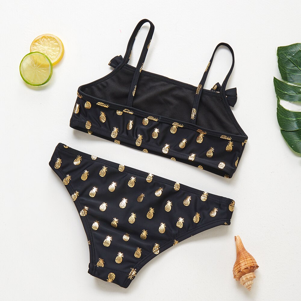 Scalded Pineapple Bikinis For Girl Tankini Suits B... – Grandado