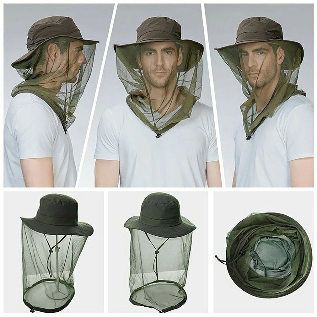 Summer Outdoor Women Men Anti Bug Bee Mosquito Hat... – Vicedeal