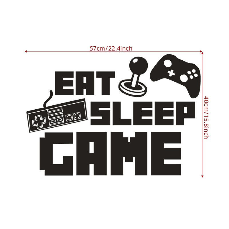 3D game decals for home decor Gamer Console Joysti... – Grandado
