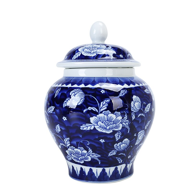 Chinese Vintage Ceramic Tea Tins Classical Painted... – Grandado