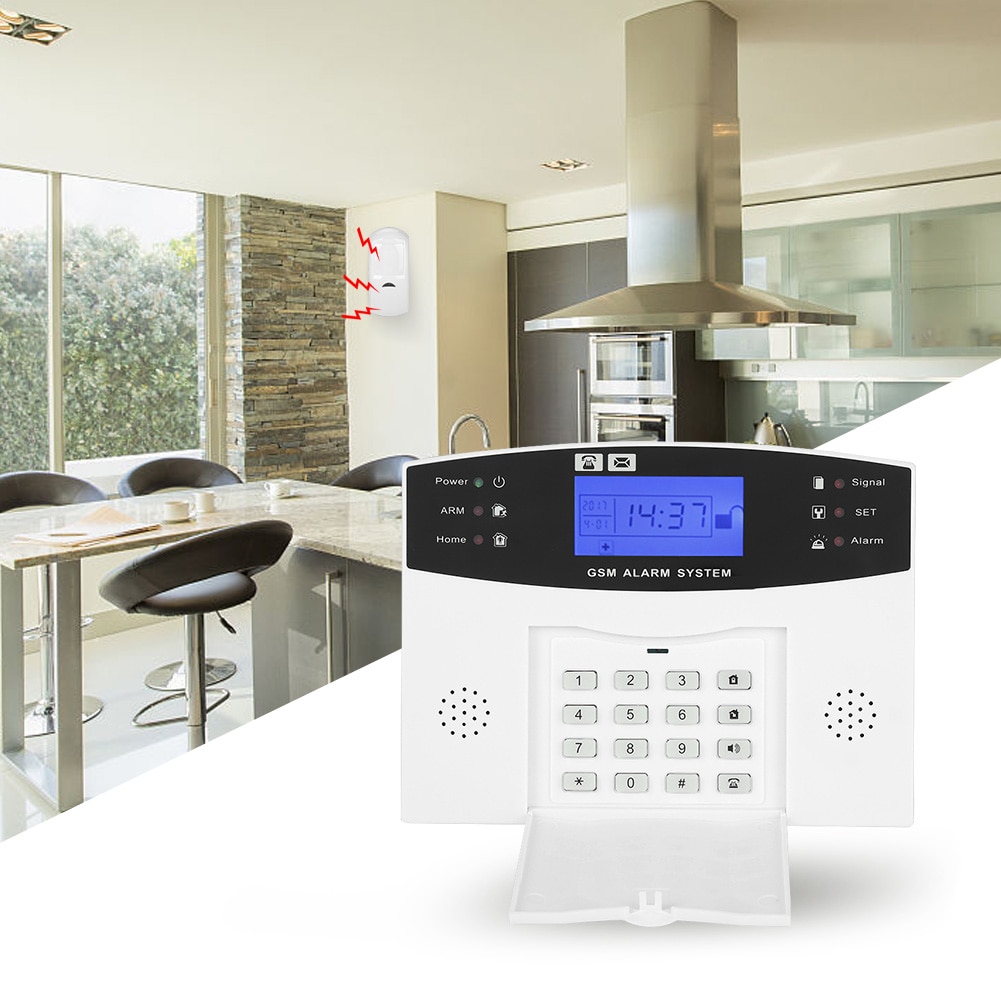 433MHz Wireless Home Security GSM Alarm System Int... – Vicedeal
