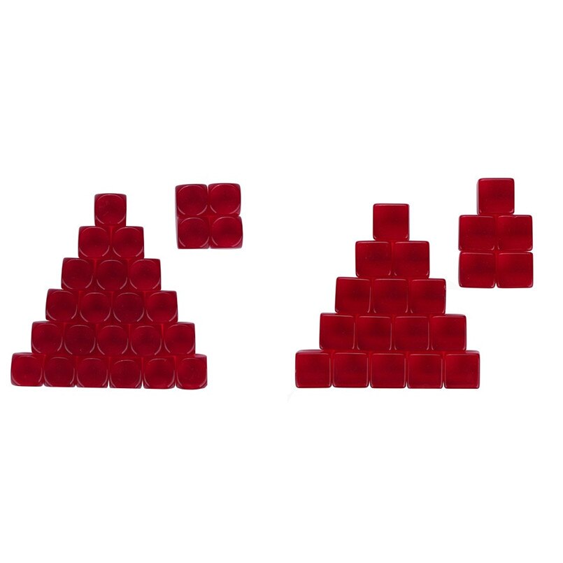 25PCS dice tower 16mm transparent counting cube po... – Vicedeal