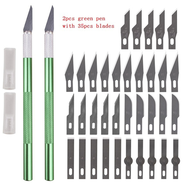 37Pcs/Set Multifunction Replacement Spare Blades C... – Vicedeal