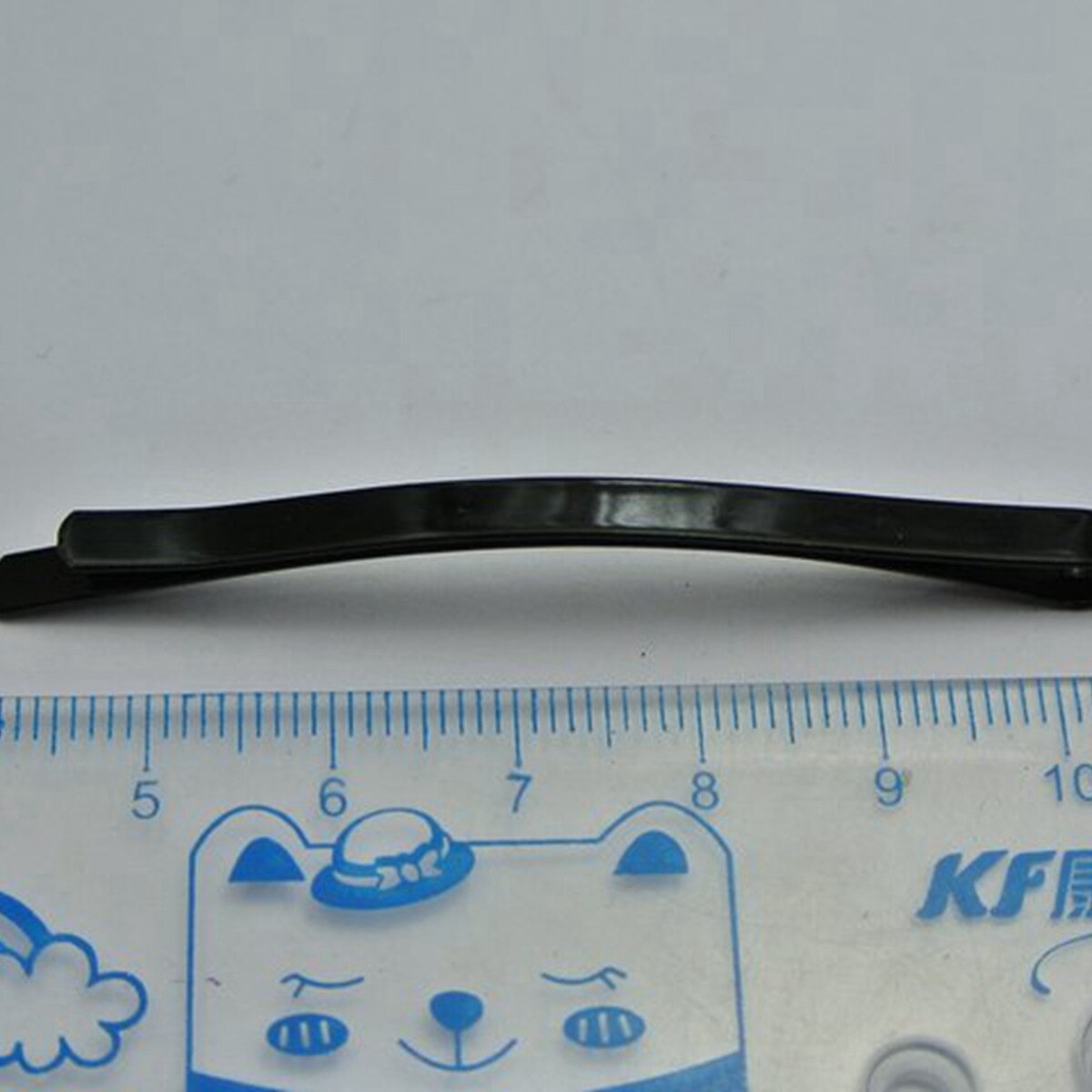 25 Black Metal Flat Top Curved Long Bobby Hair Pin... – Grandado