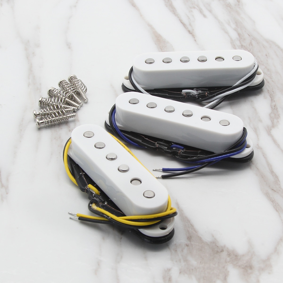 FLEOR 1 Set Staggered Alnico 5 Guitar Pickup Singl... – Grandado