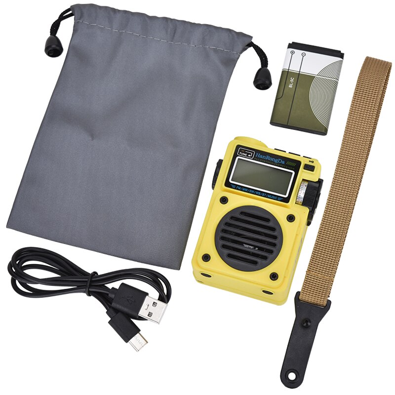 HRD-701 full band digital radio portable subwoofer... – Grandado