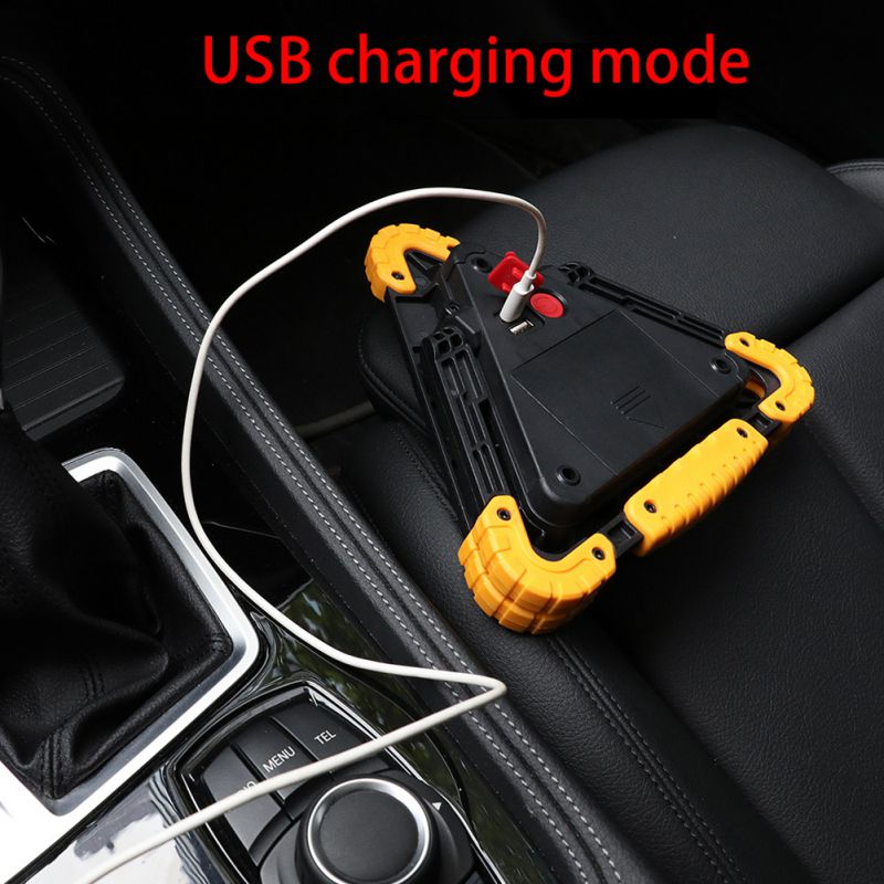 Warning Triangle LED Work Light Rechargeable With ... – Vicedeal