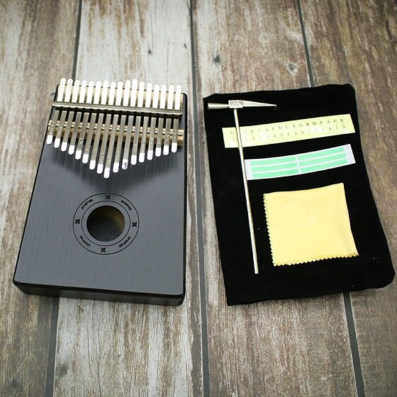 17 Key Kalimba African solid Mahogany Thumb Finger... – Grandado