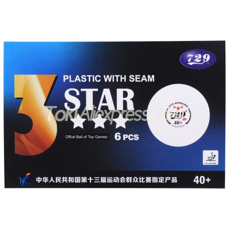 Freundschaft 729 3 Sterne Tischtennis Ball Kunstst... – Vicedeal