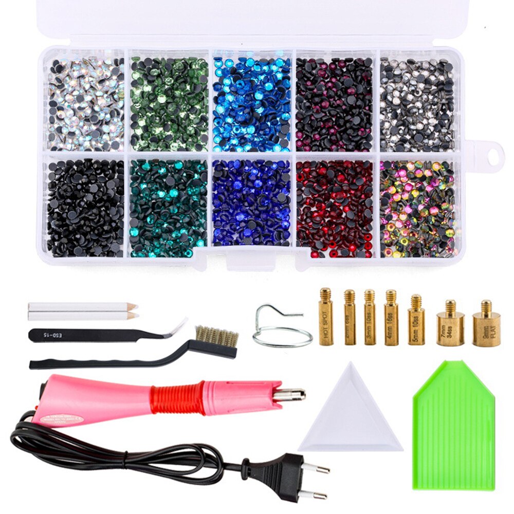 2000 Stks/set Boren Machine Strass Applicator Diy ... – Grandado