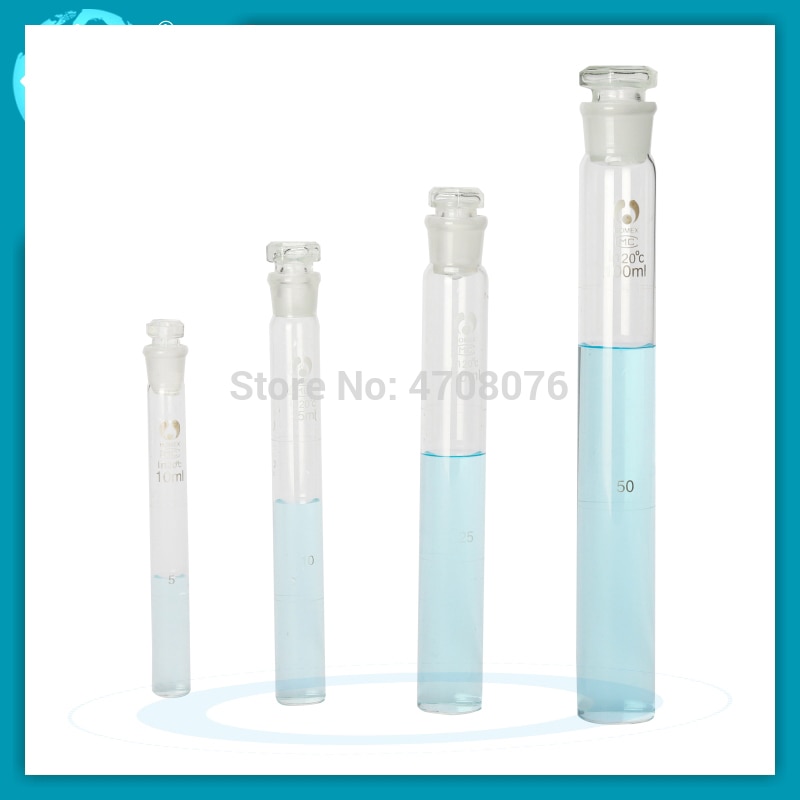 Glass colorimeter tube with cover Colorimetric cyl... – Grandado