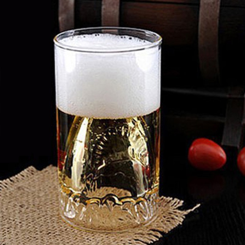 350ml Crack-proof Shark Glass Beer Cup Double-laye... – Grandado