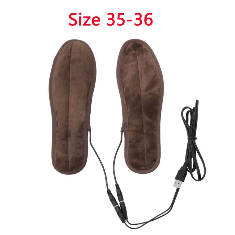 USB Heated Insoles Winter Electric Foot Warming Pa... – Grandado