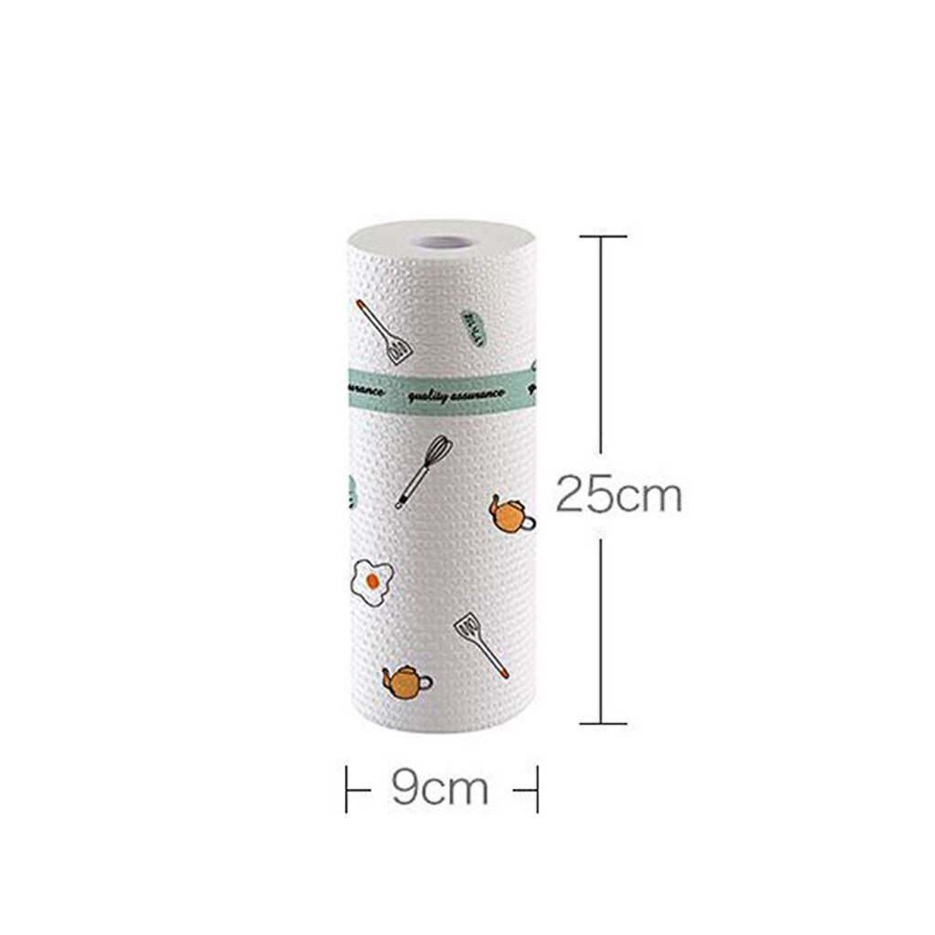 3 Roll x Disposable Oil Cleaning Paper Kitchen Dis... – Grandado