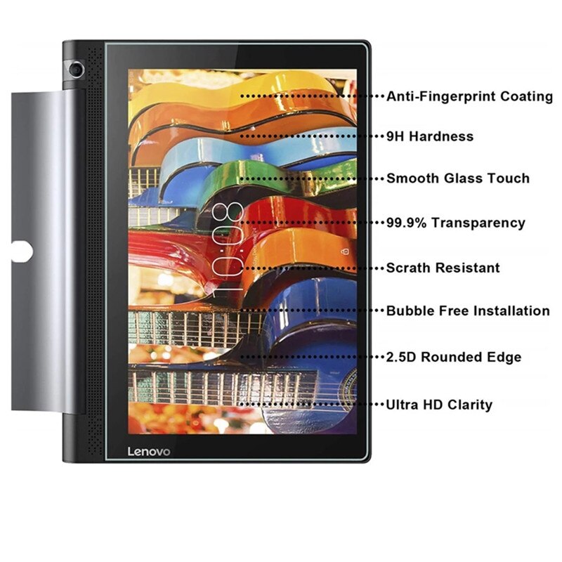 9H Gehard Glas Voor Lenovo Yoga Smart Tab 10.1 Inc... – Vicedeal