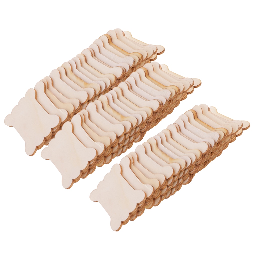20PCS/40PCS/60PCS Knochen Geformt Holz Zahnseide G... – Vicedeal