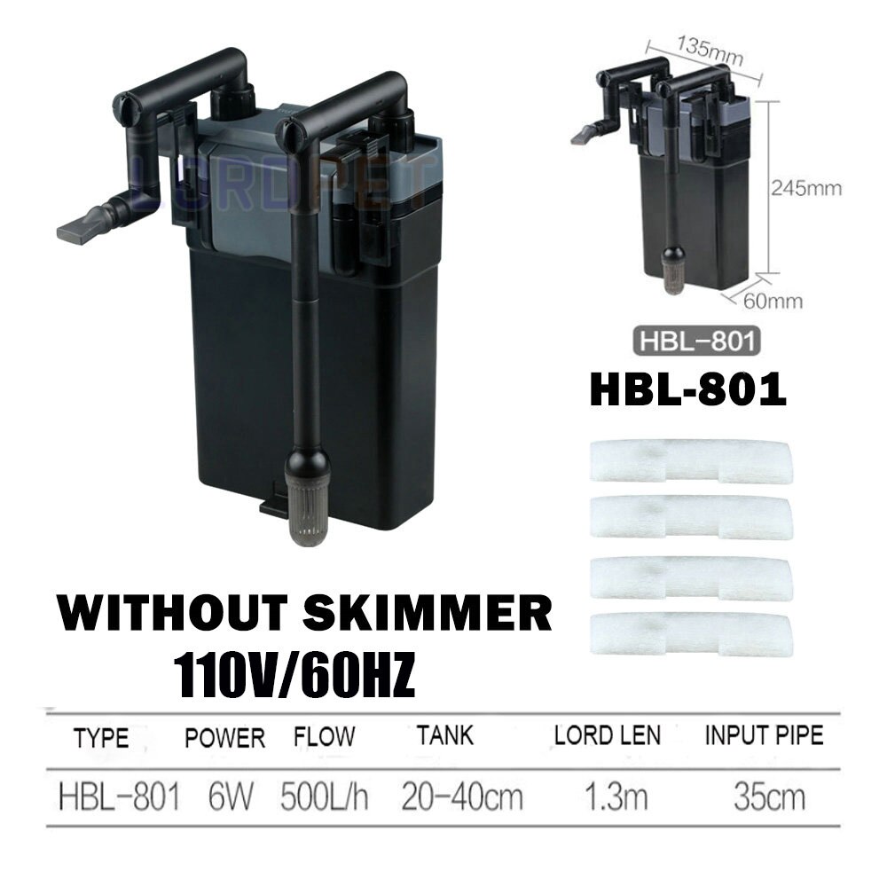 SunSun 110v Hang On Waterfall Filter With Skimmer ... – Grandado