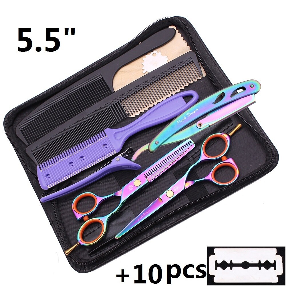 Bunte JP Edelstahl Friseur Schere Set Barber Haar ... – Vicedeal