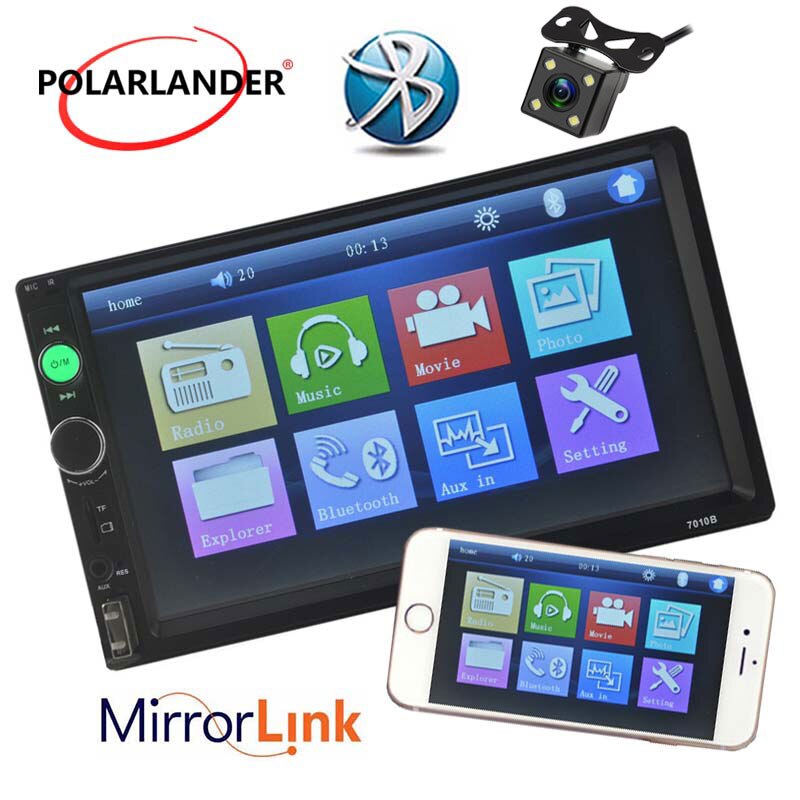 Car Stereo MP5 Radio MP3 Universal 2 DIN 7 inch HD... – Vicedeal