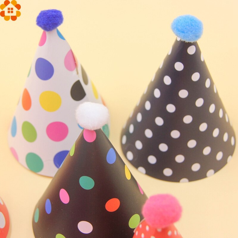 11PCS/Set Colorful Mini Birthday Hat DIY Paper Hat... – Grandado