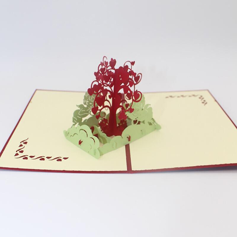 Kraft Paper Greeting Cards With Love Of Tree Thank... – Grandado