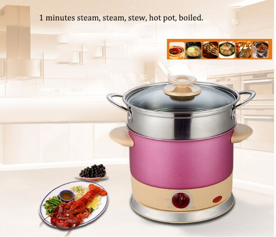 Steamed Pot Electric Cooking Cup Mini Boiled Noodl... – Vicedeal