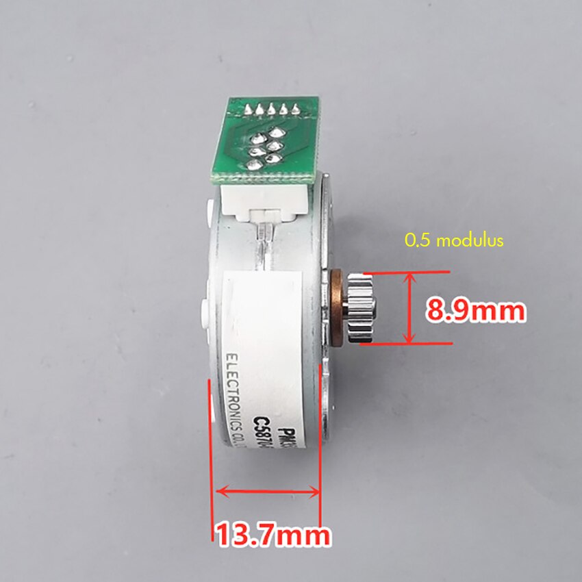 Stepper Motor- mit Ausgang Getriebe 0,5 Modul 14 G... – Grandado
