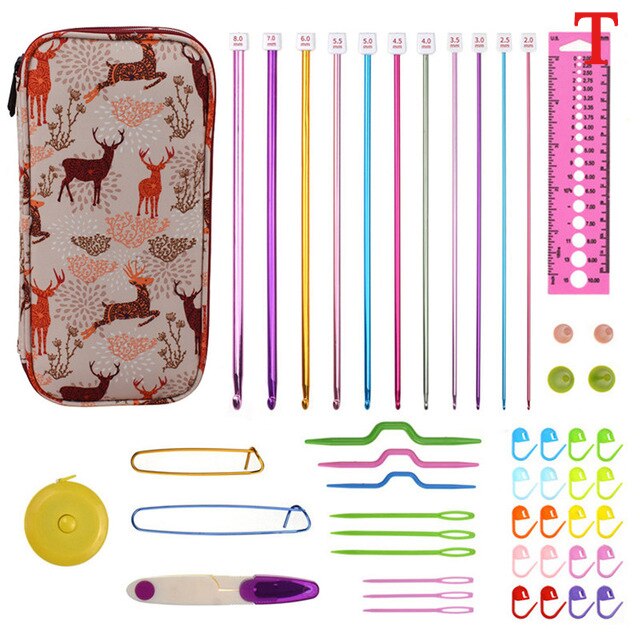 20 Styles Crochet Hook Set DIY Weave Knitting Need... – Grandado