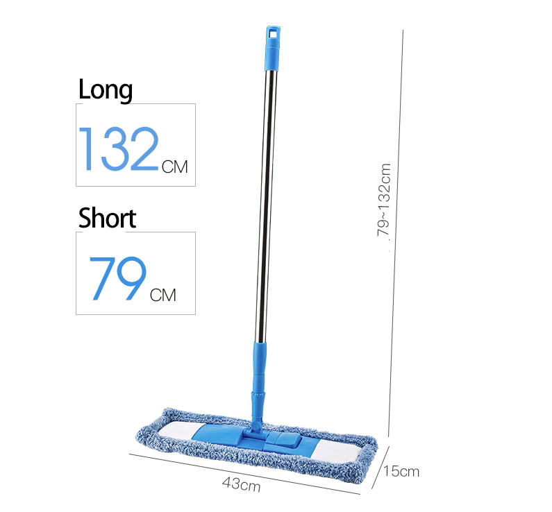 Lazy Flat mop Stainless Steel Handle House Cleanin... – Grandado