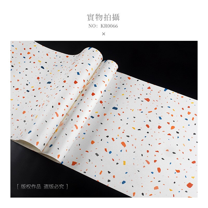 INS Wallpaper Living Room Bedroom Nordic Style Col... – Grandado