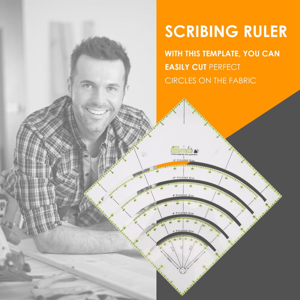 Acrylic Manual Measuring Ruler DIY Manual Patchwor... – Grandado