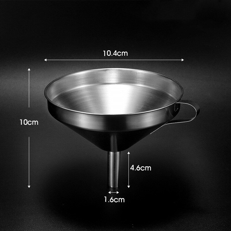 Stainless Steel Funnel Kitchen Oil Liquid Funnel M... – Vicedeal
