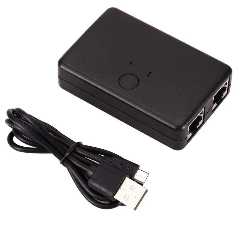 Mini 2 Port AB Manual Network Switcher 2 In 1 1 In... – Vicedeal
