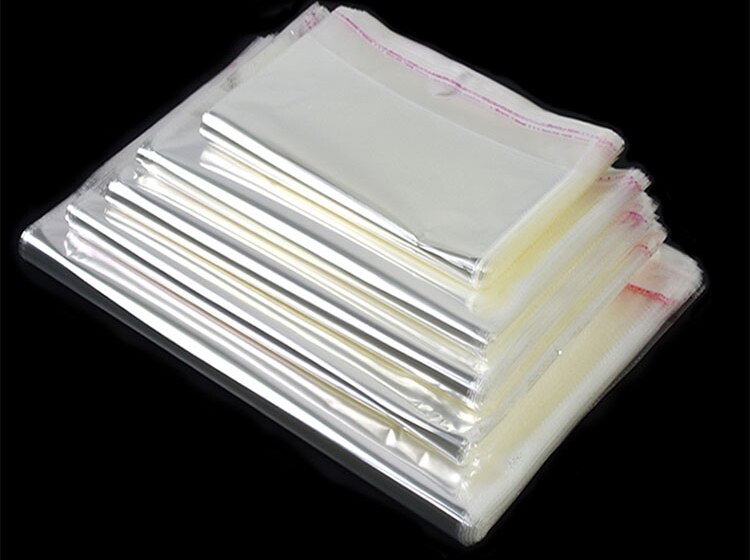 100 stk klare klesposer selvforseglede plastposer ... – Vicedeal