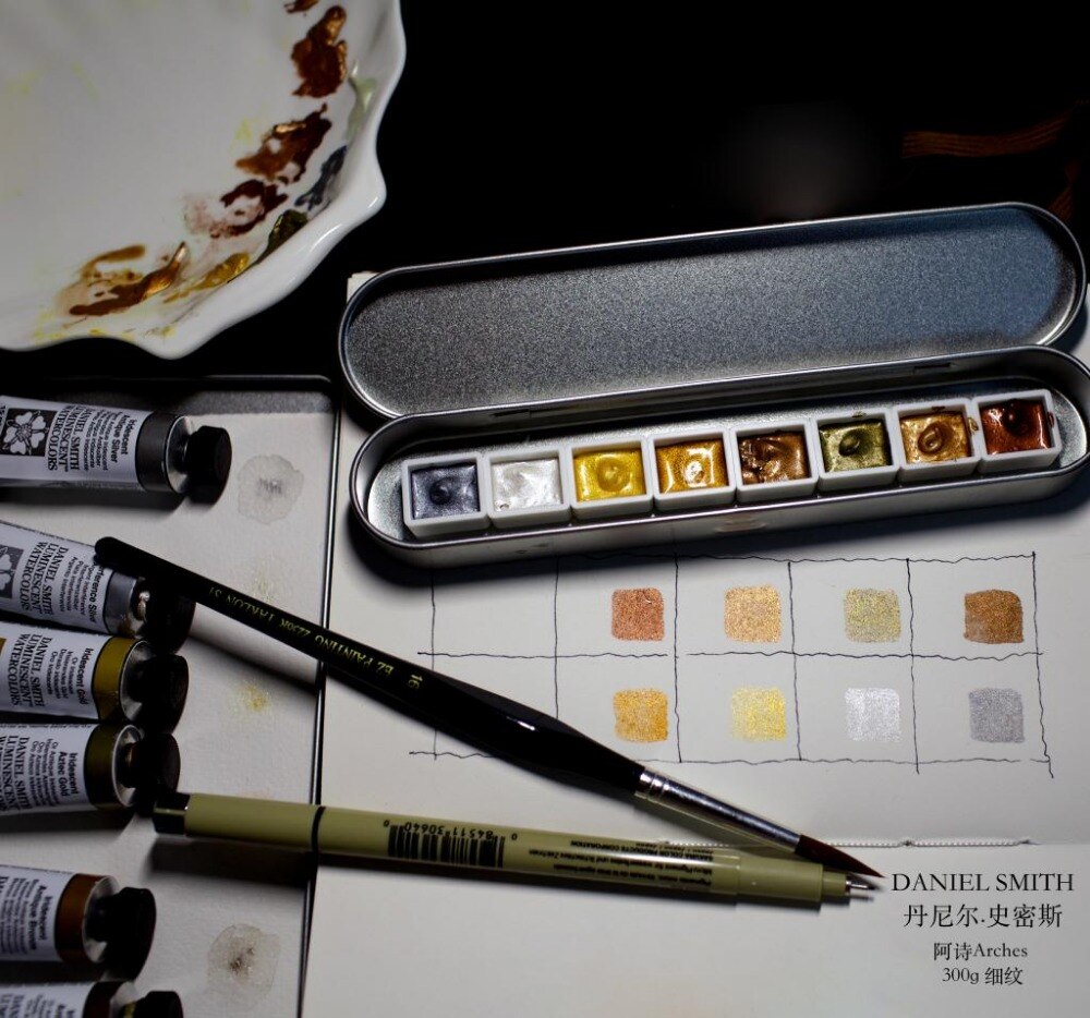 Handgemachte DS Aquarell Meister perlig Aquarell M... – Grandado