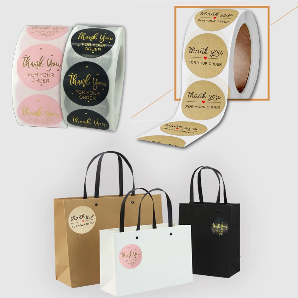 "THANK you for your order"sticker for envelope sea... – Vicedeal