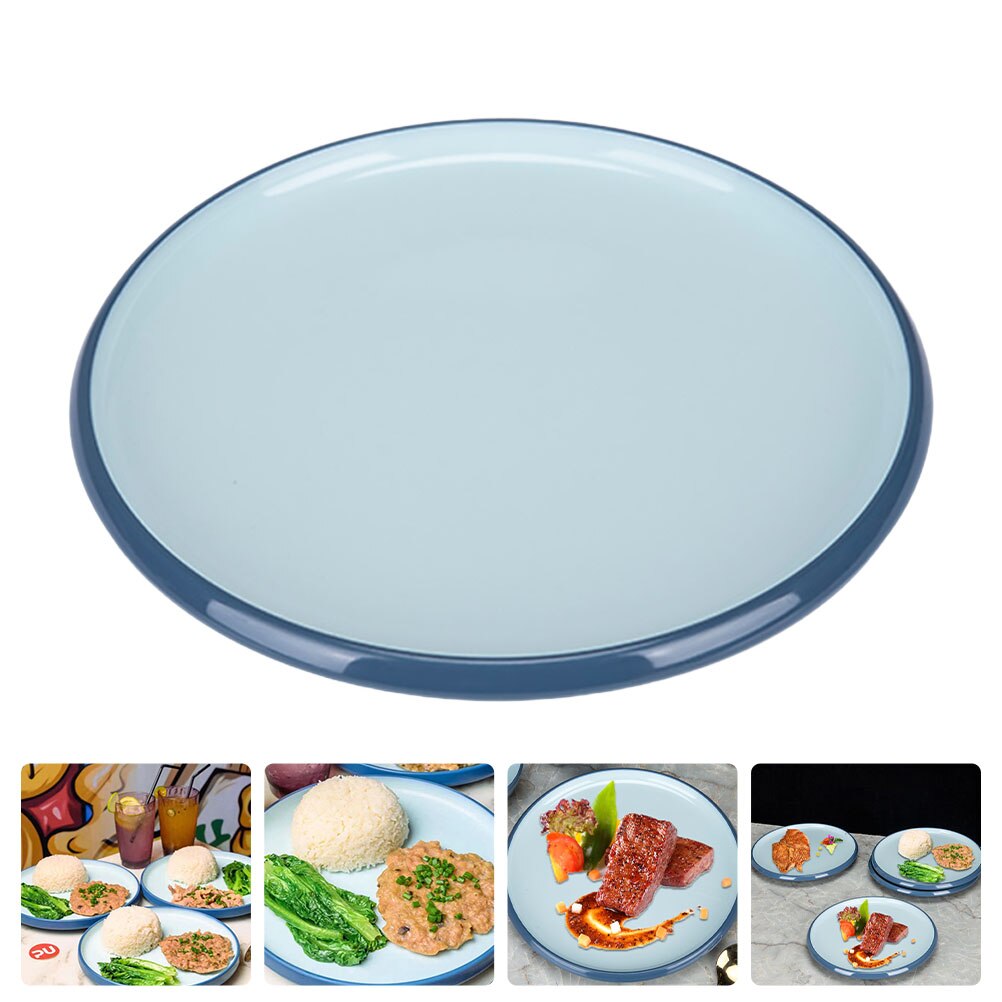 Round Shaped Plate Snack Plate Salad Plate Househo... – Vicedeal